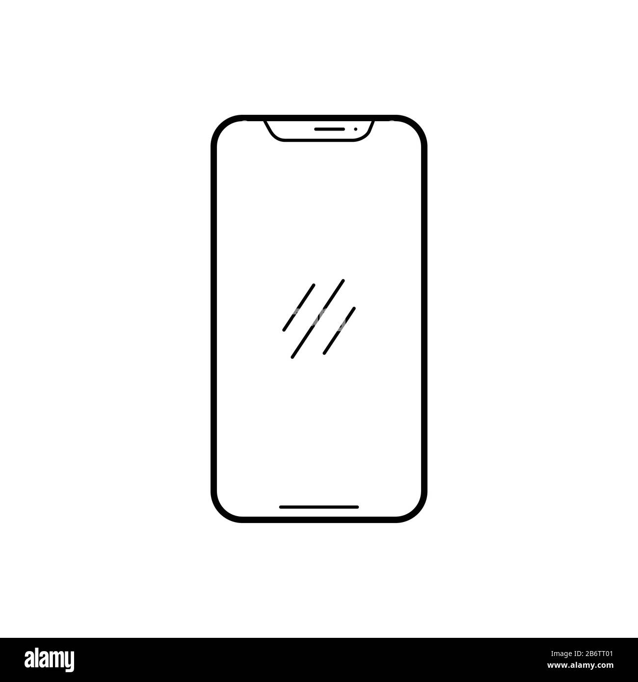 Cell phone icon Stock Vector Image & Art - Alamy