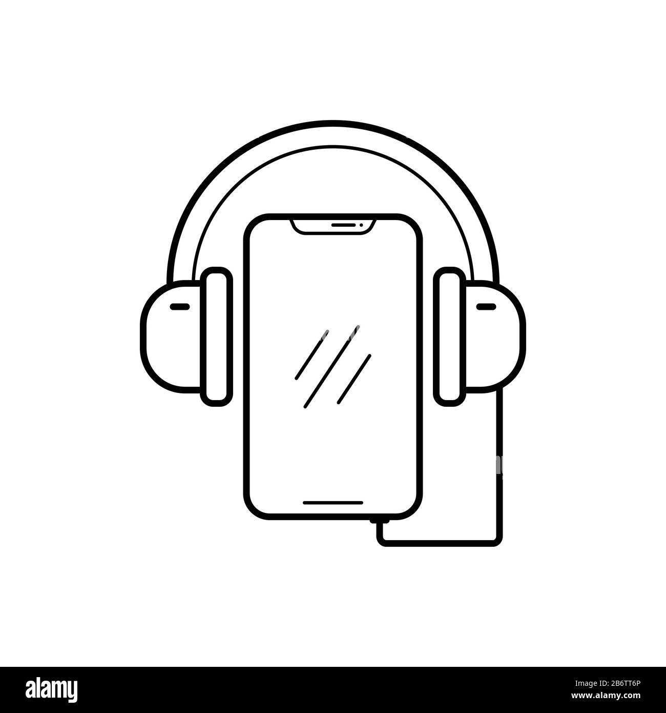 Music app phone Black and White Stock Photos & Images - Alamy