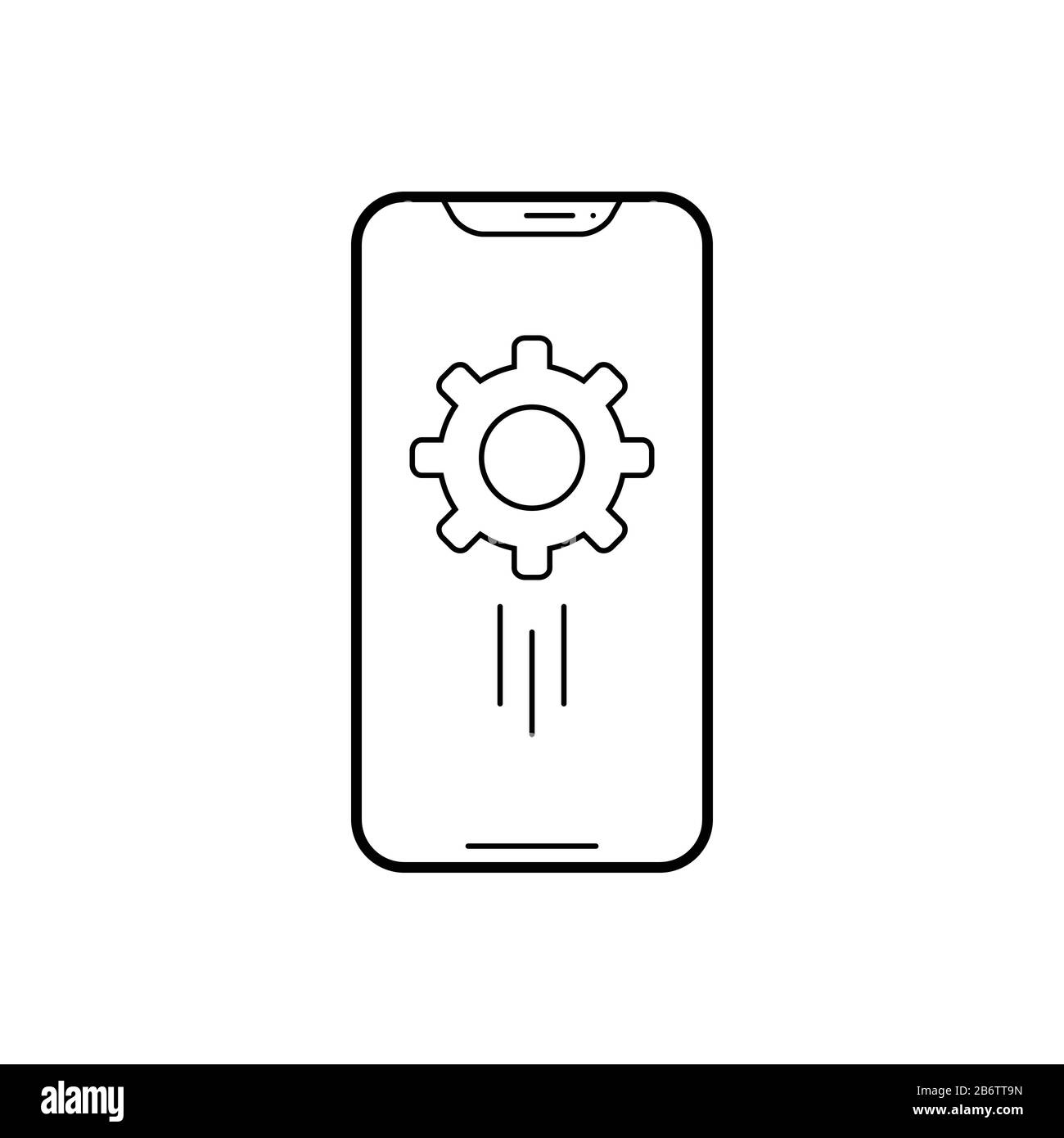 Settings app icon Stock Vector Image & Art - Alamy