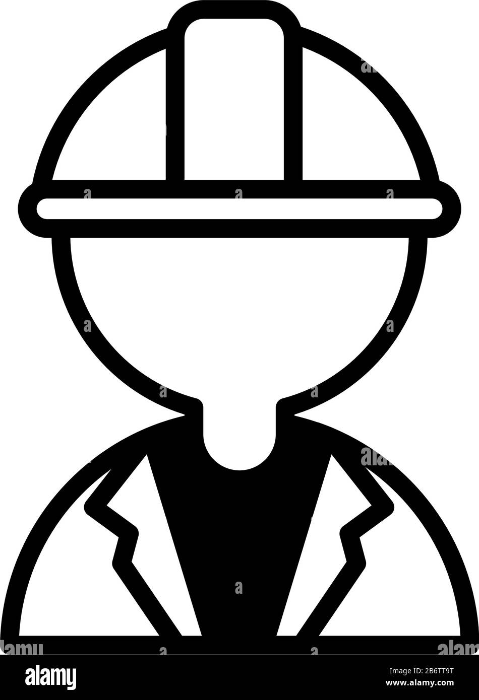oil refinery operator , line style icon vector illustration design ...