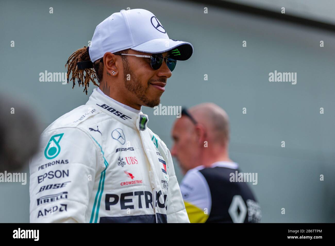 Melbourne, Australia, 12 March, 2020. Lewis Hamilton (44) driving for ...