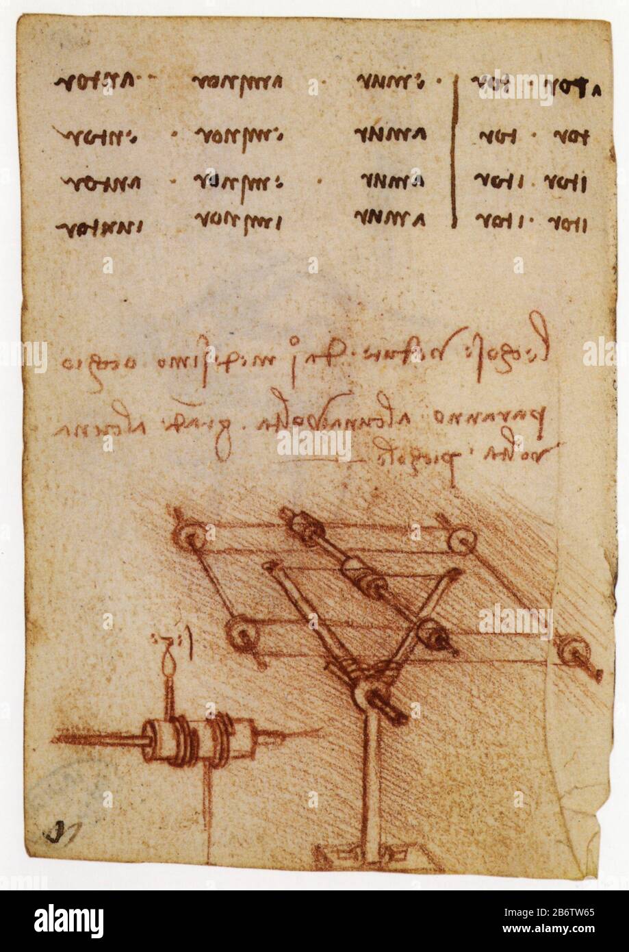 Leonardo da Vinci. Exercises in words and device for generating ...