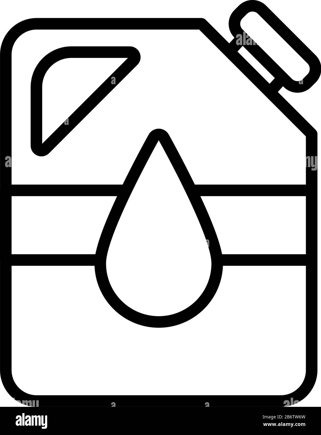 oil gallon , line style icon vector illustration design Stock Vector ...