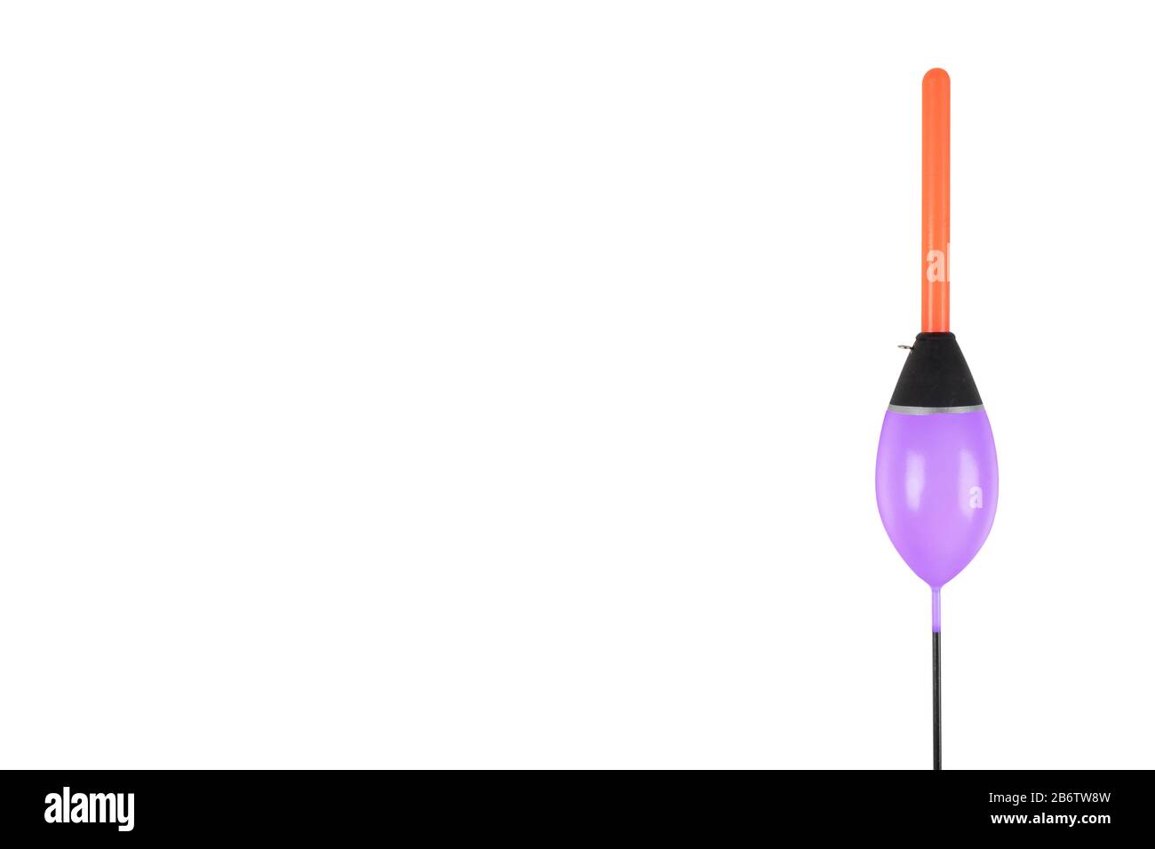 Fishing float isolated on white background. Closeup of fishing float ...