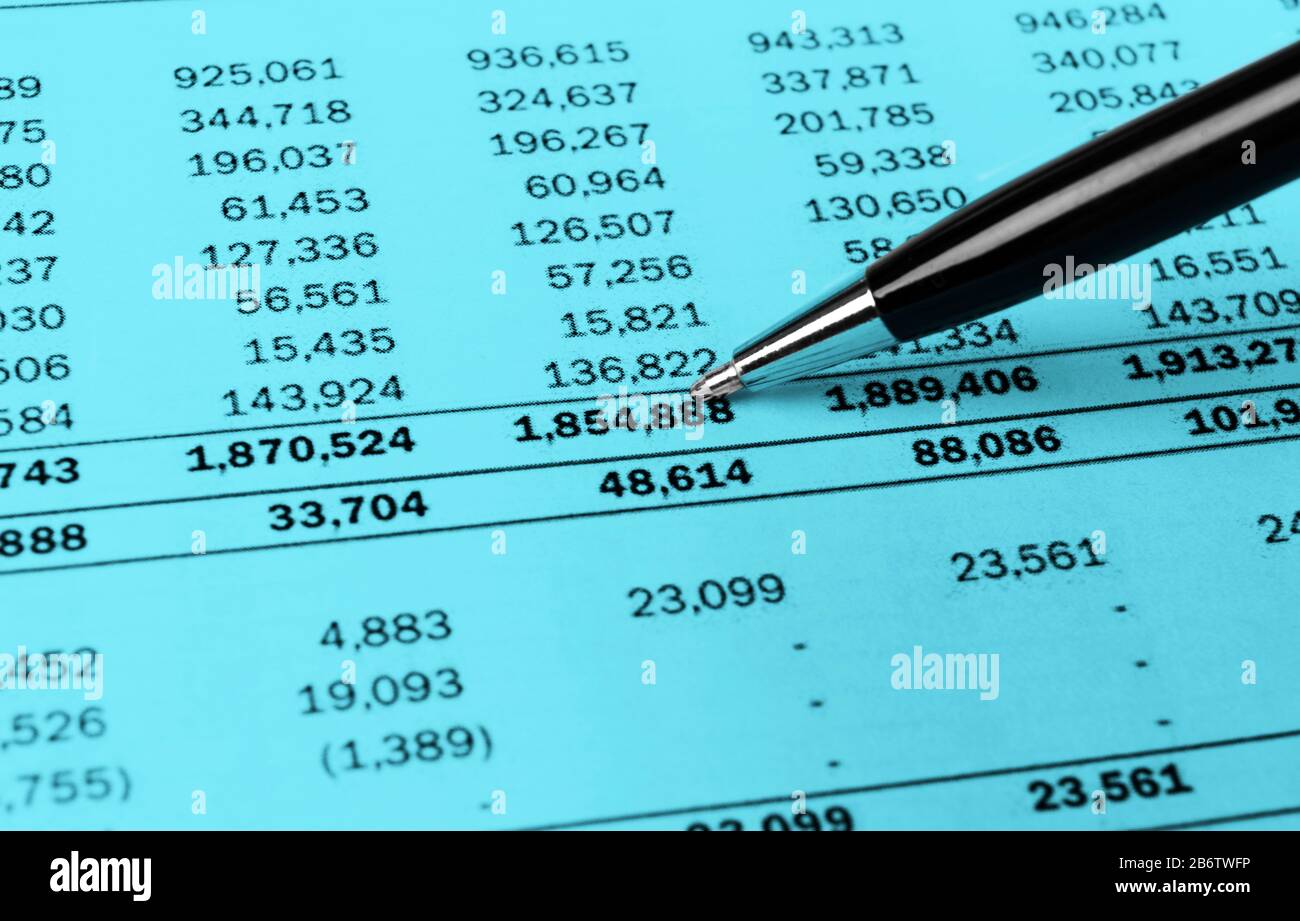 Accounting documents hi-res stock photography and images - Alamy