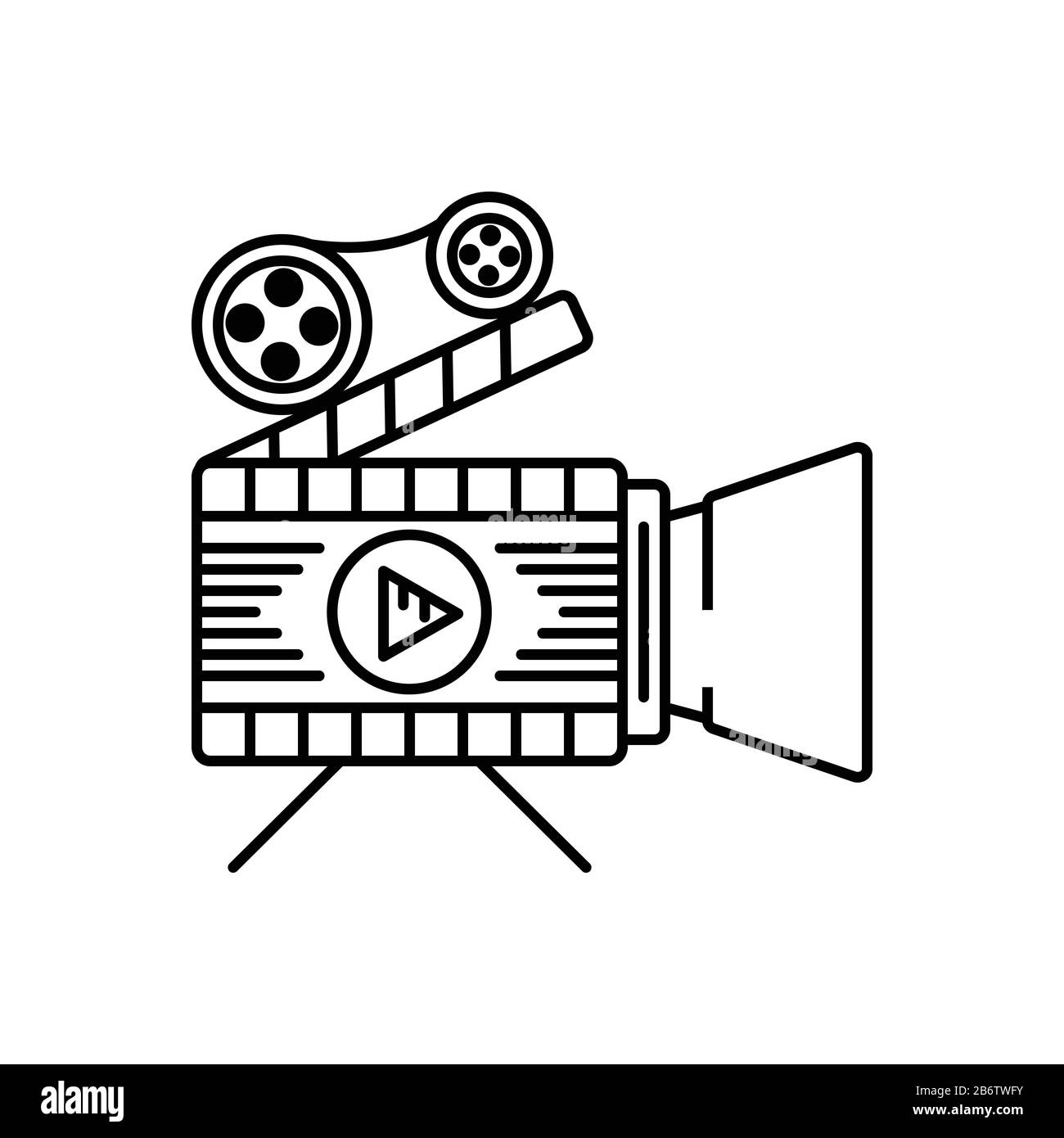 Feature films Stock Vector Images - Alamy