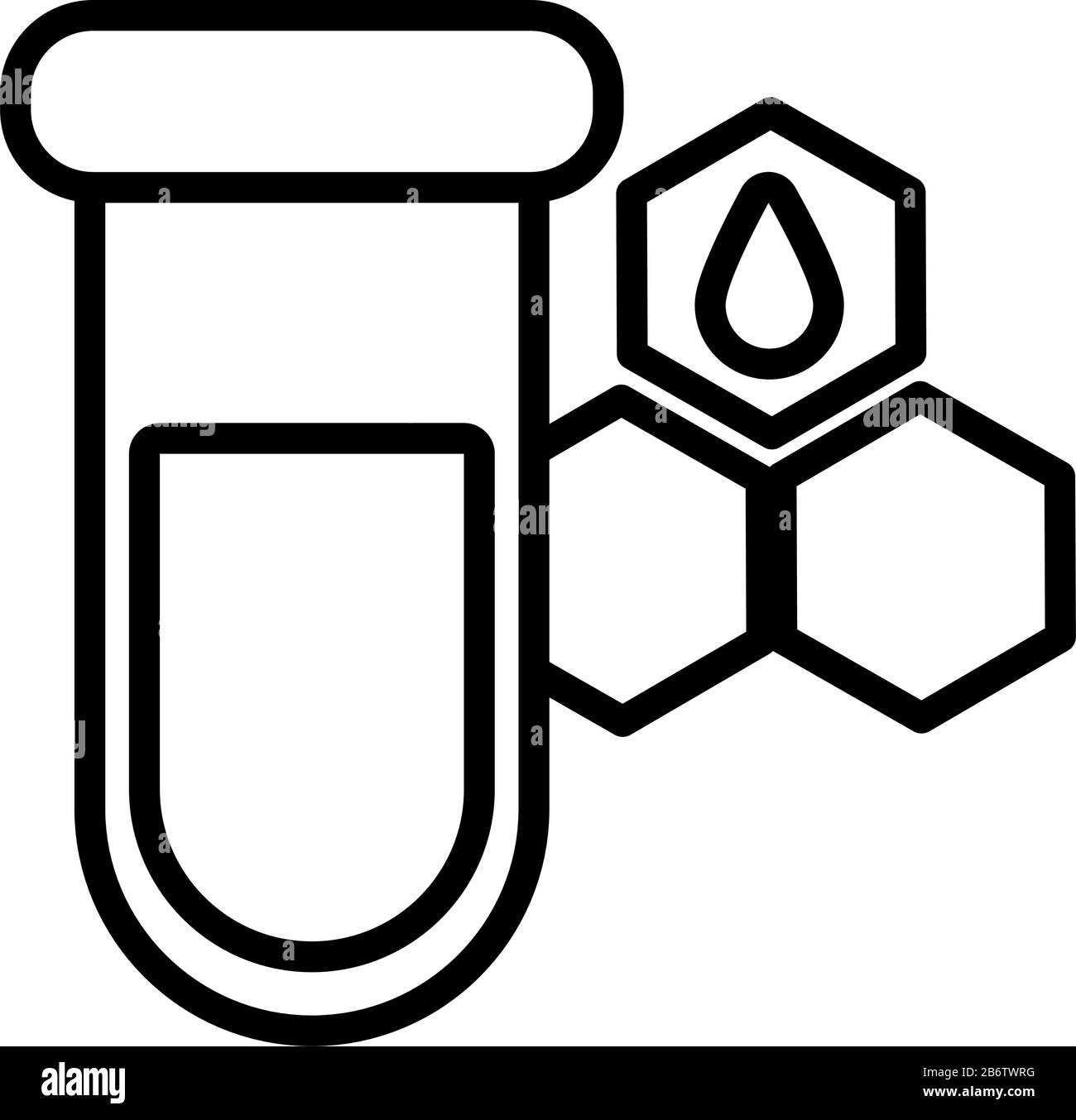 Gasoline water beaker Stock Vector Images - Alamy