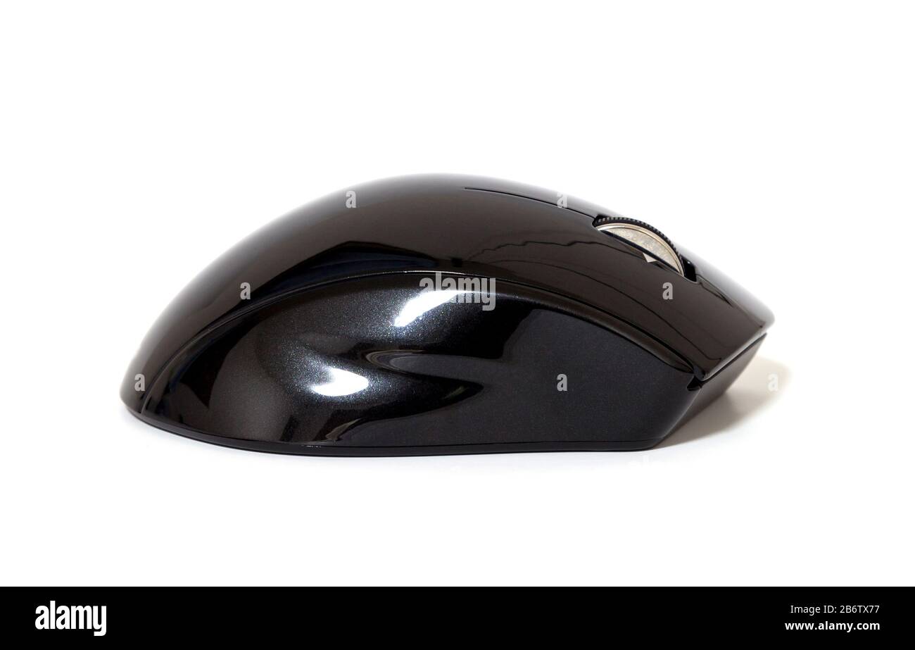 Computer mouse on the white background Stock Photo - Alamy