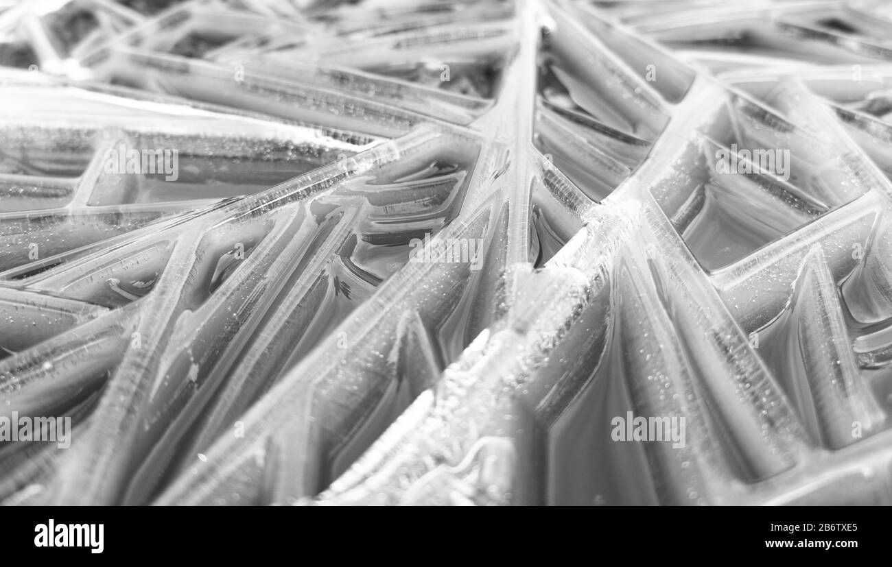 Texture of ice surface. Ice and snow texture background. Abstract ...