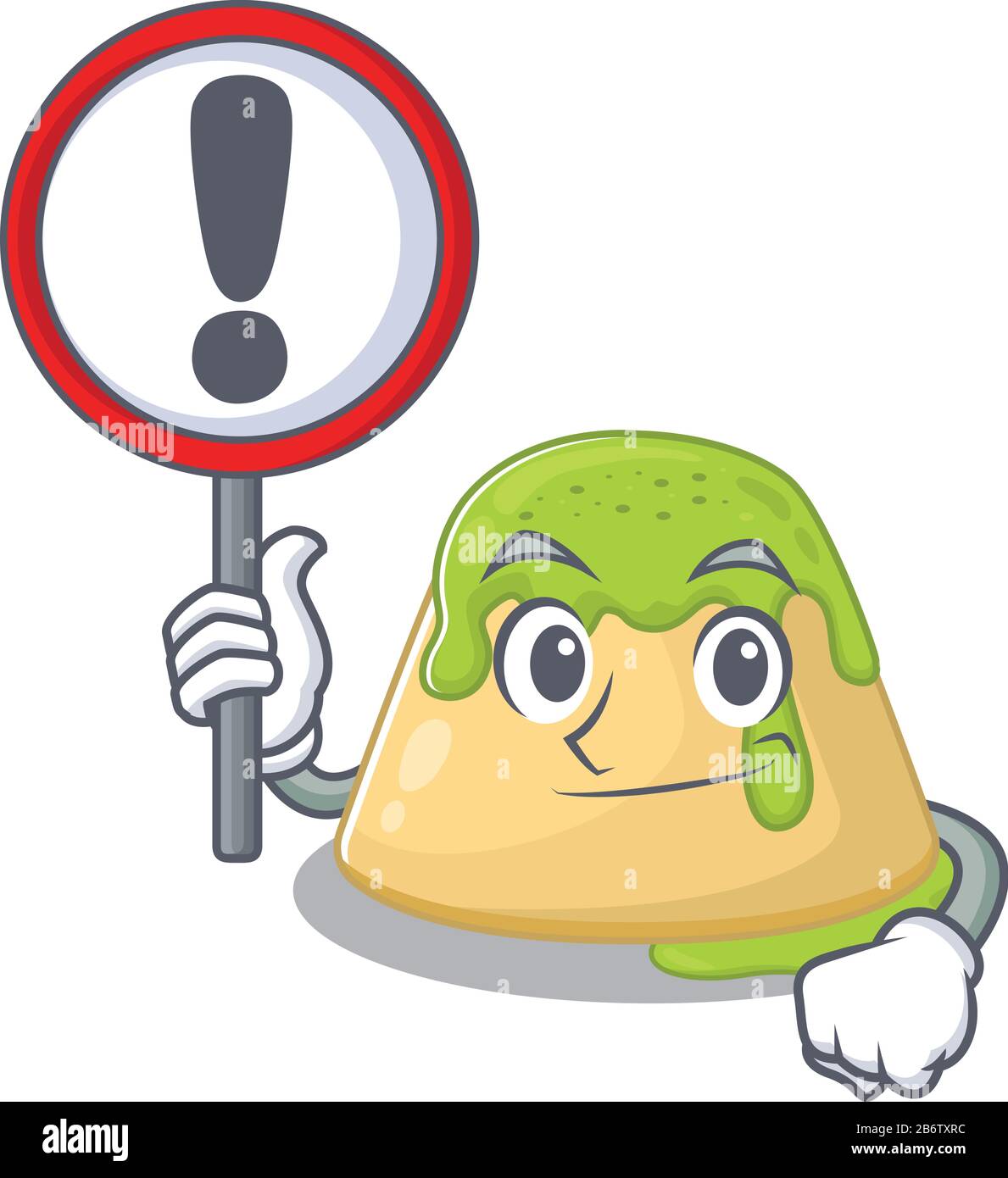 Japanese custard pudding Stock Vector Images - Alamy
