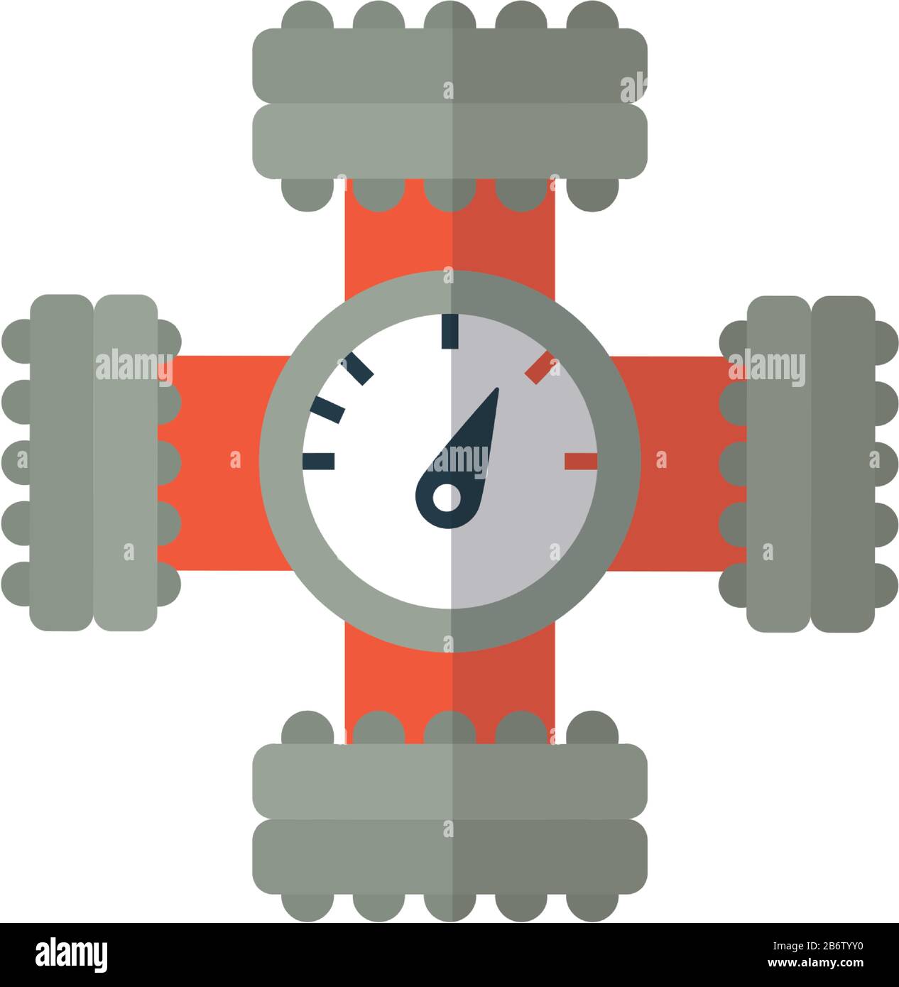 pressure display on white background vector illustration design Stock ...