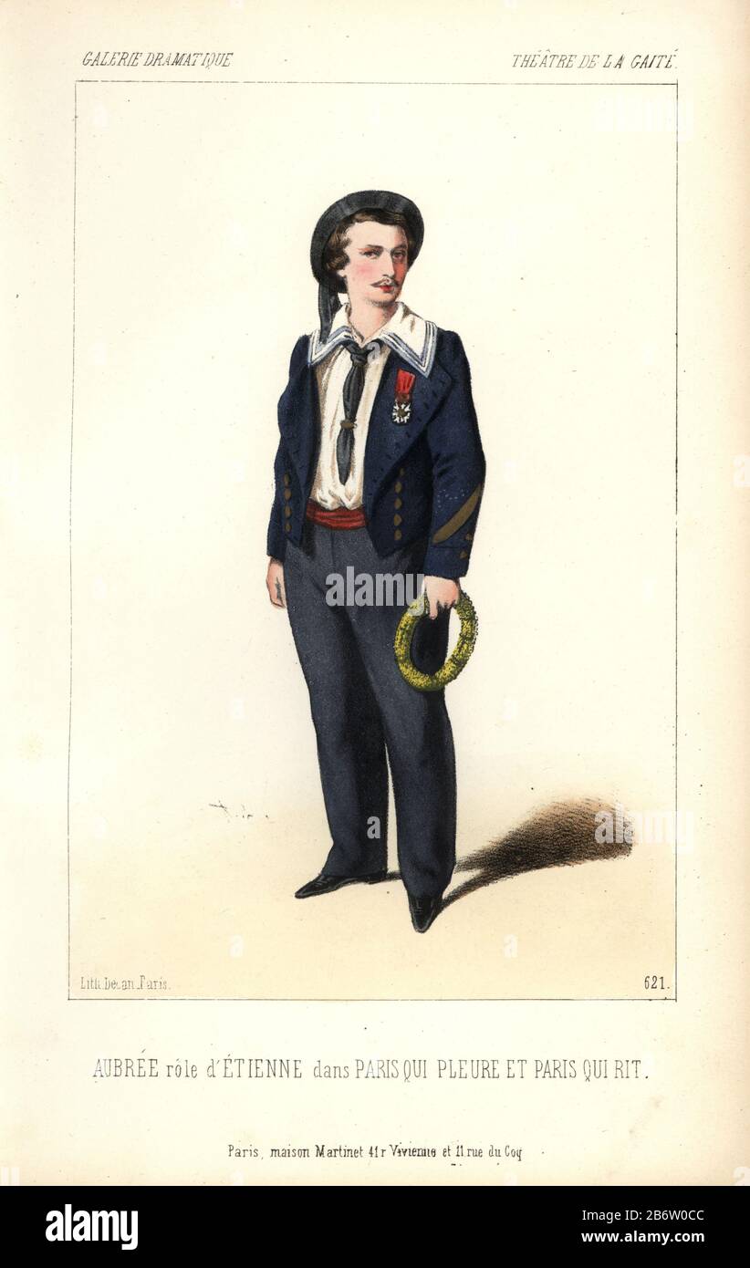 Aubree in the role of Etienne in "Paris qui Pleure et Paris qui Rit" at ...