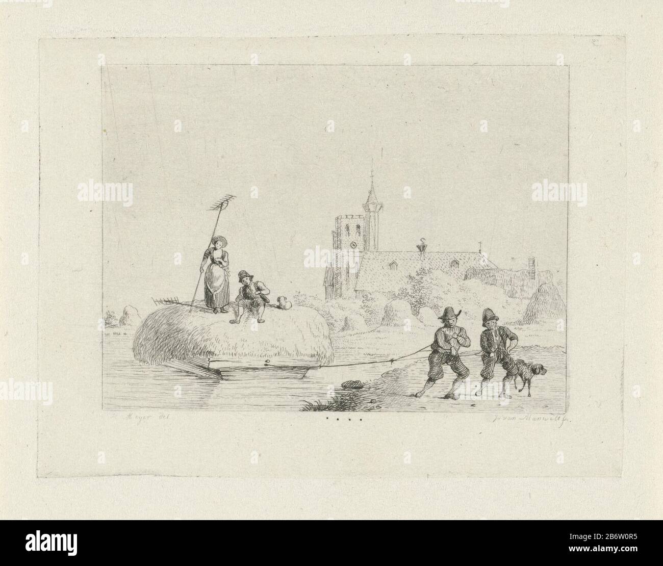 Hay barge pulled hi-res stock photography and images - Alamy