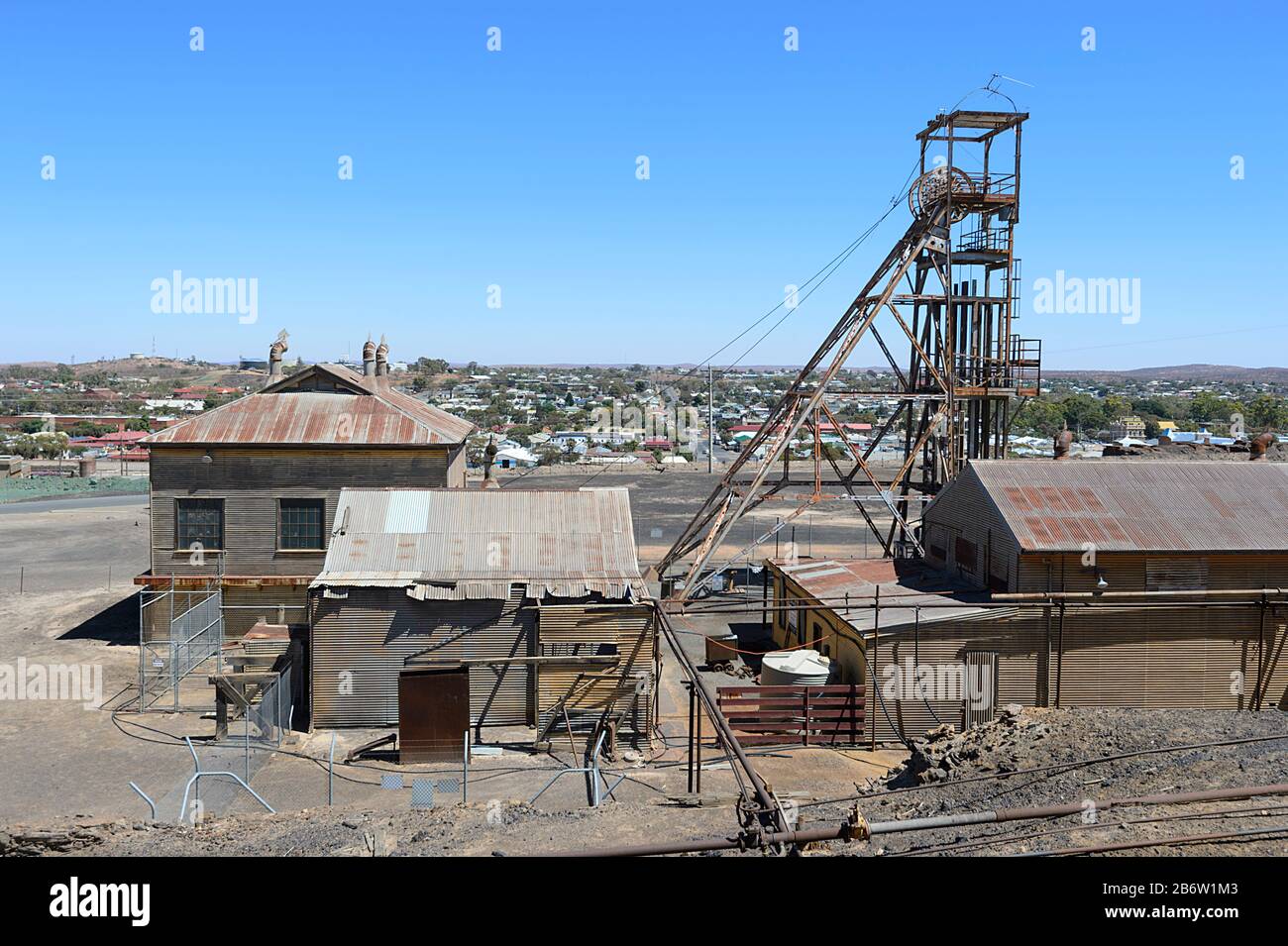 Old Junction Mine, a popular point of interest, Broken Hill, Silvercity ...