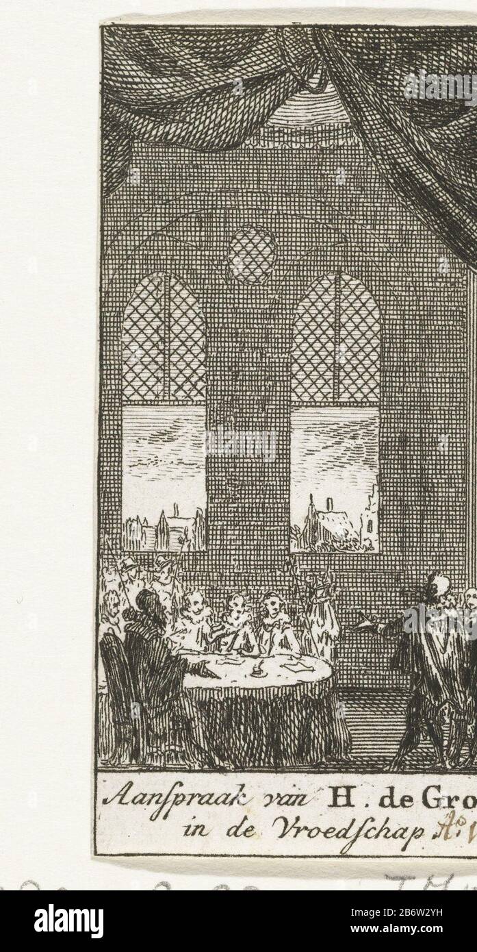 Hugo de Groot pleit in de Amsterdamse vroedschap voor tolerantie, 1616 ...