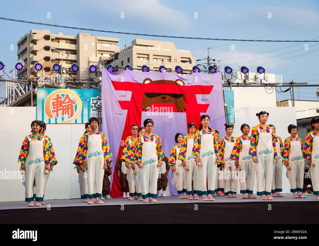 Aichi, JAPAN - August 6, 2016: Anjo Tanabata festival., Japanese girls ...