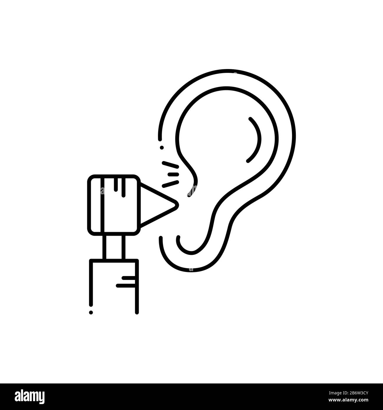 Hearing treatment icon Stock Vector Image & Art - Alamy