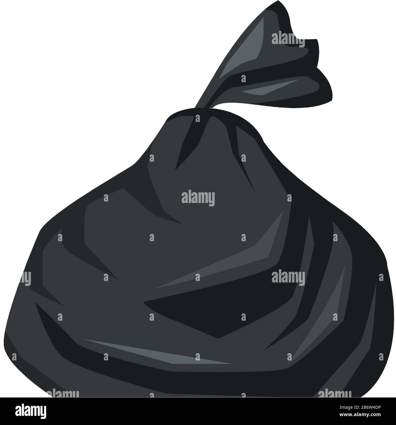 plastic garbage bag isolated icon Stock Vector Image & Art - Alamy