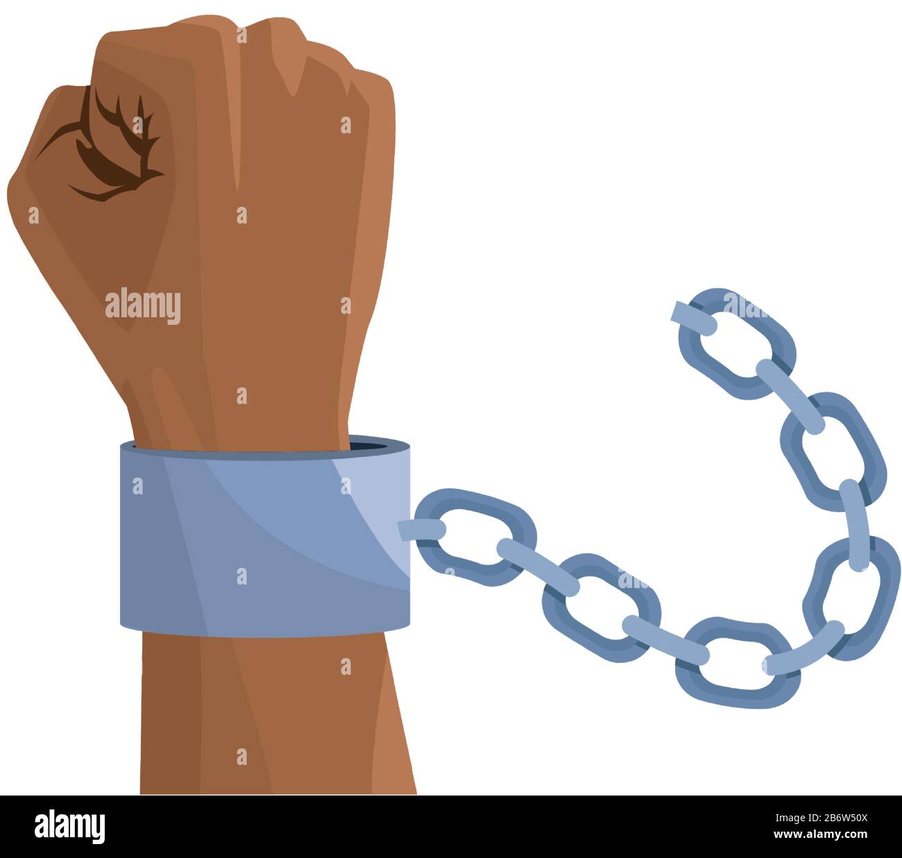 Slave restraints Stock Vector Images - Alamy