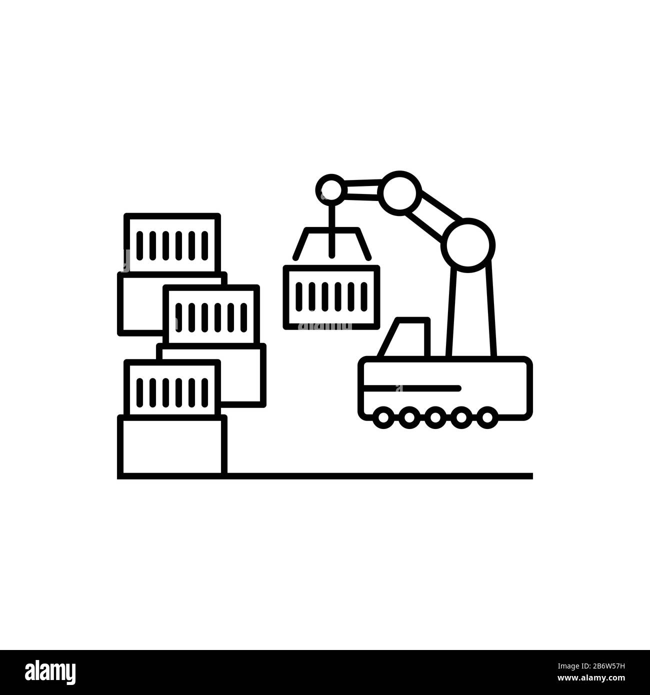 Manufacturing icon Stock Vector Images - Alamy