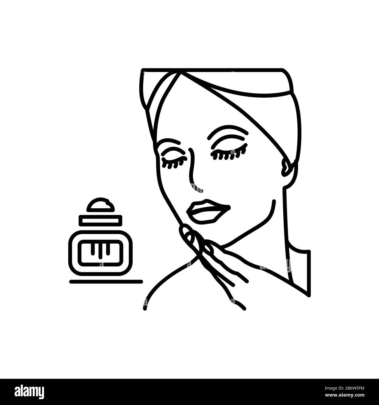 Beauty loveliness Stock Vector Images - Alamy