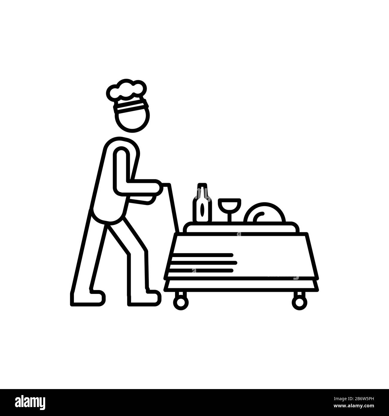 Food Service icon Stock Vector Image & Art - Alamy