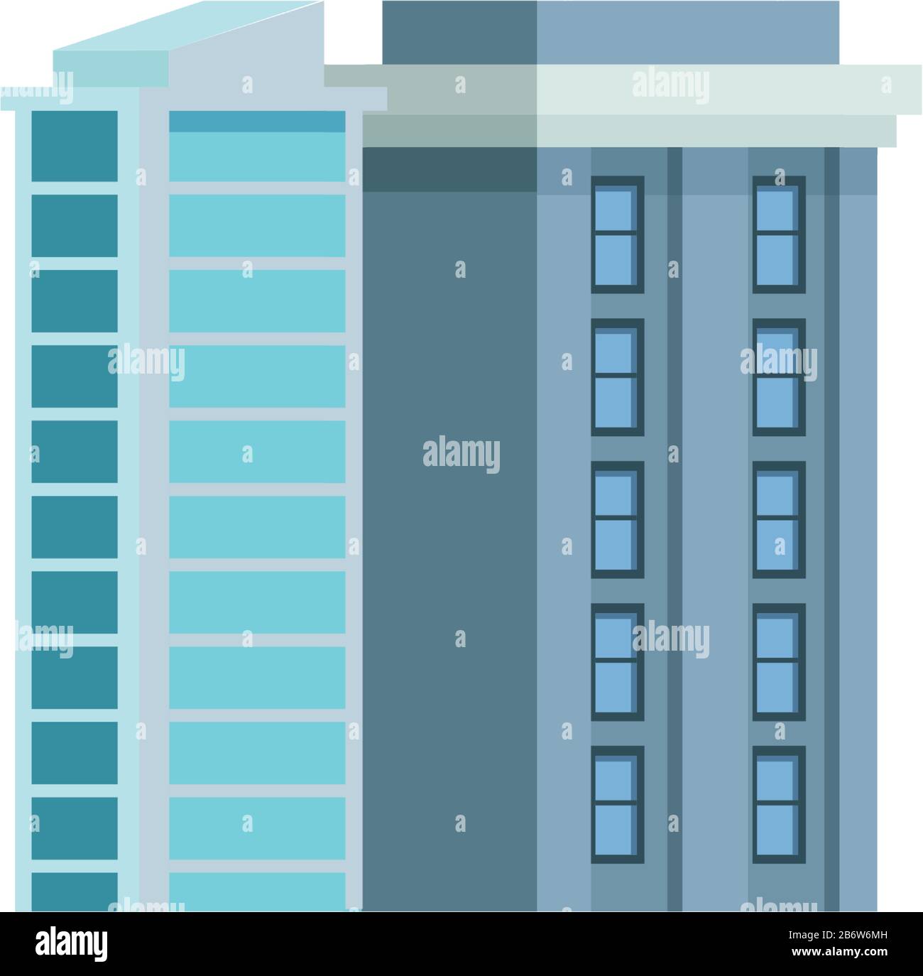 building with windows isolated icon Stock Vector Image & Art - Alamy