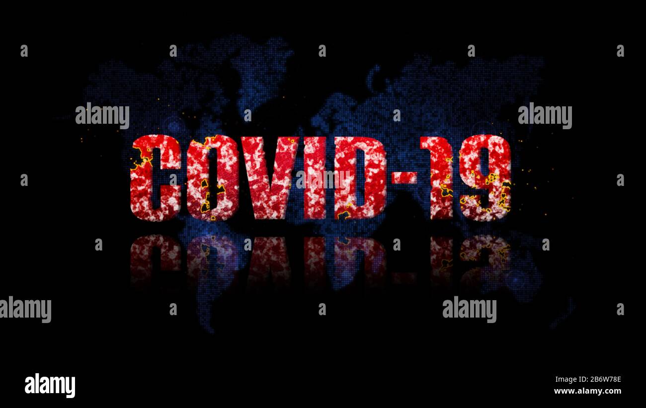 Virus outbreak text disintegration hi-res stock photography and images ...