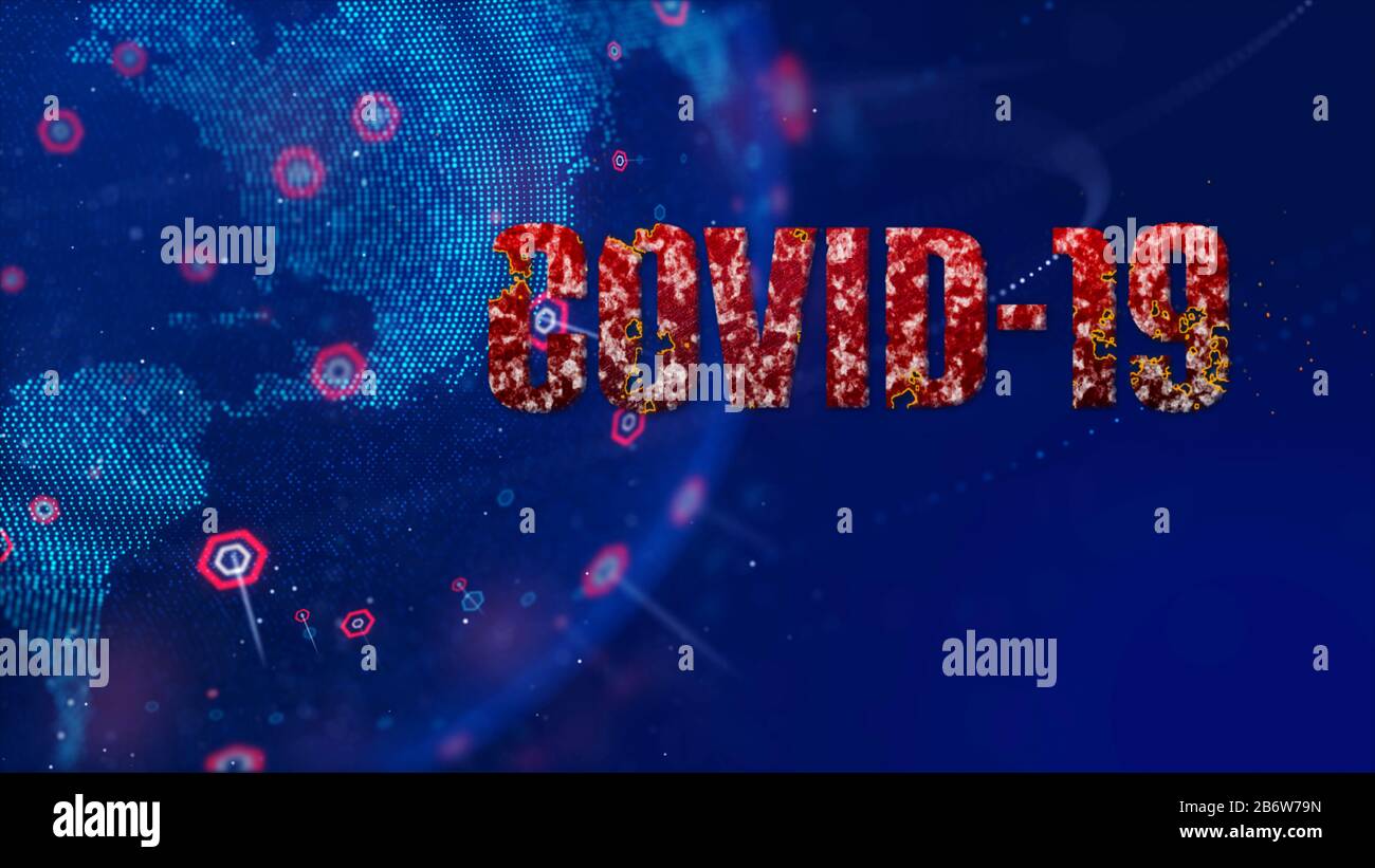 Virus outbreak text disintegration hi-res stock photography and images ...