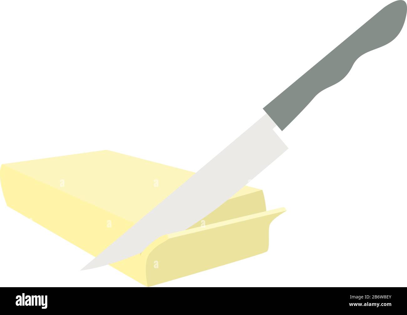 Roll butter Stock Vector Images - Alamy