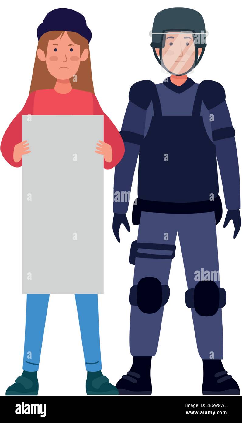 Police woman and holding police badge Cut Out Stock Images & Pictures ...