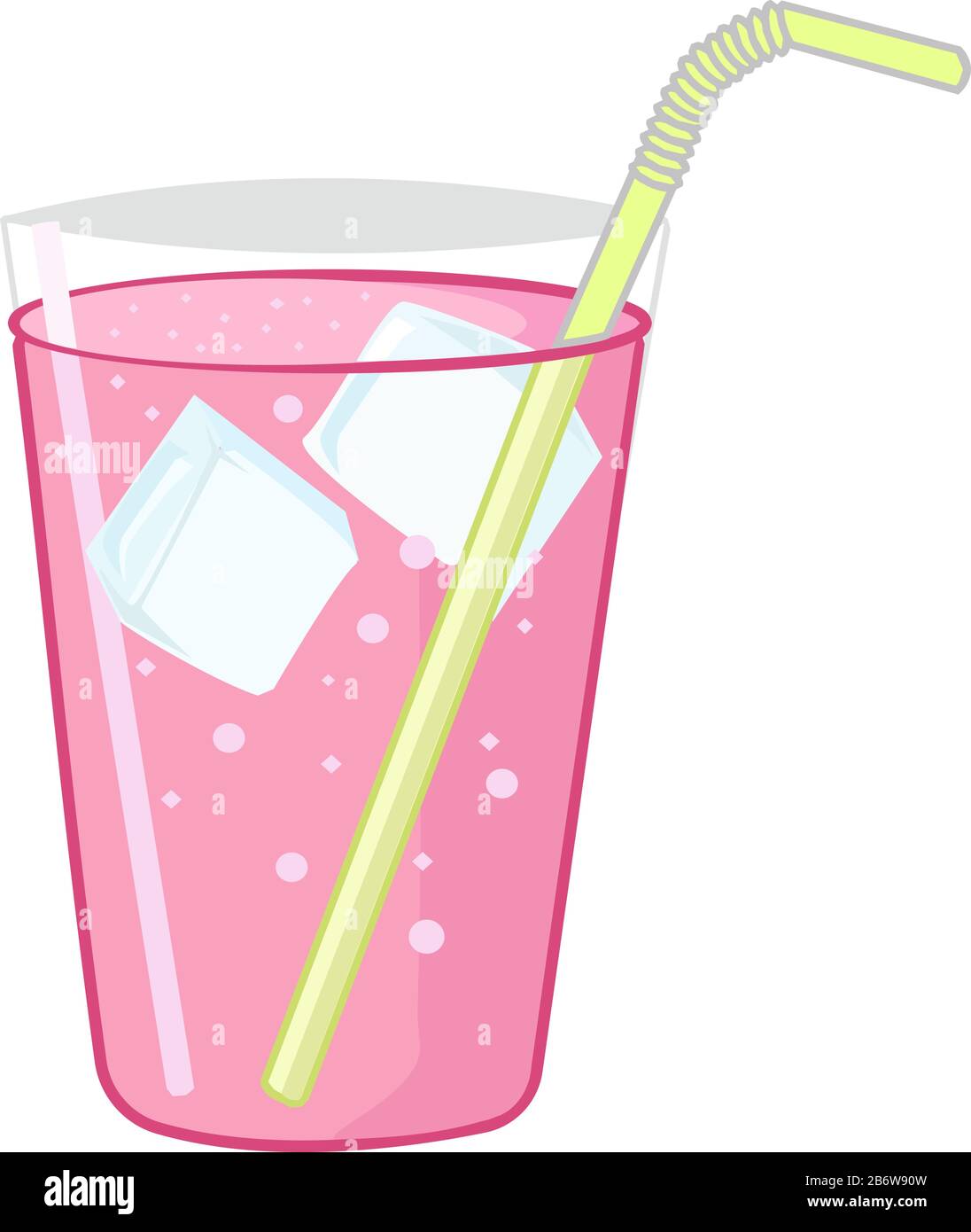 Cocktail pink Stock Vector Images - Alamy