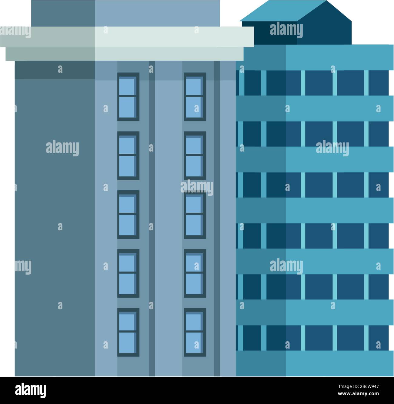 building with windows isolated icon Stock Vector Image & Art - Alamy