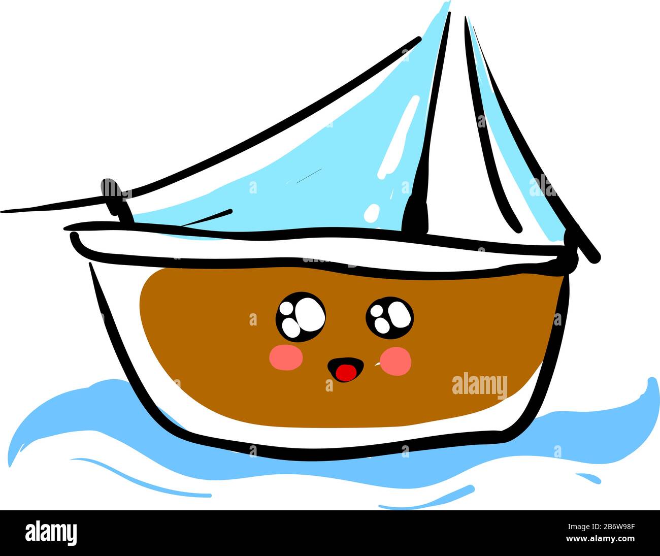Cute Boat Clipart