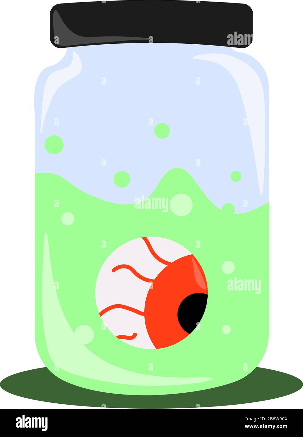 Witch bottle in cartoon Stock Vector Images - Alamy