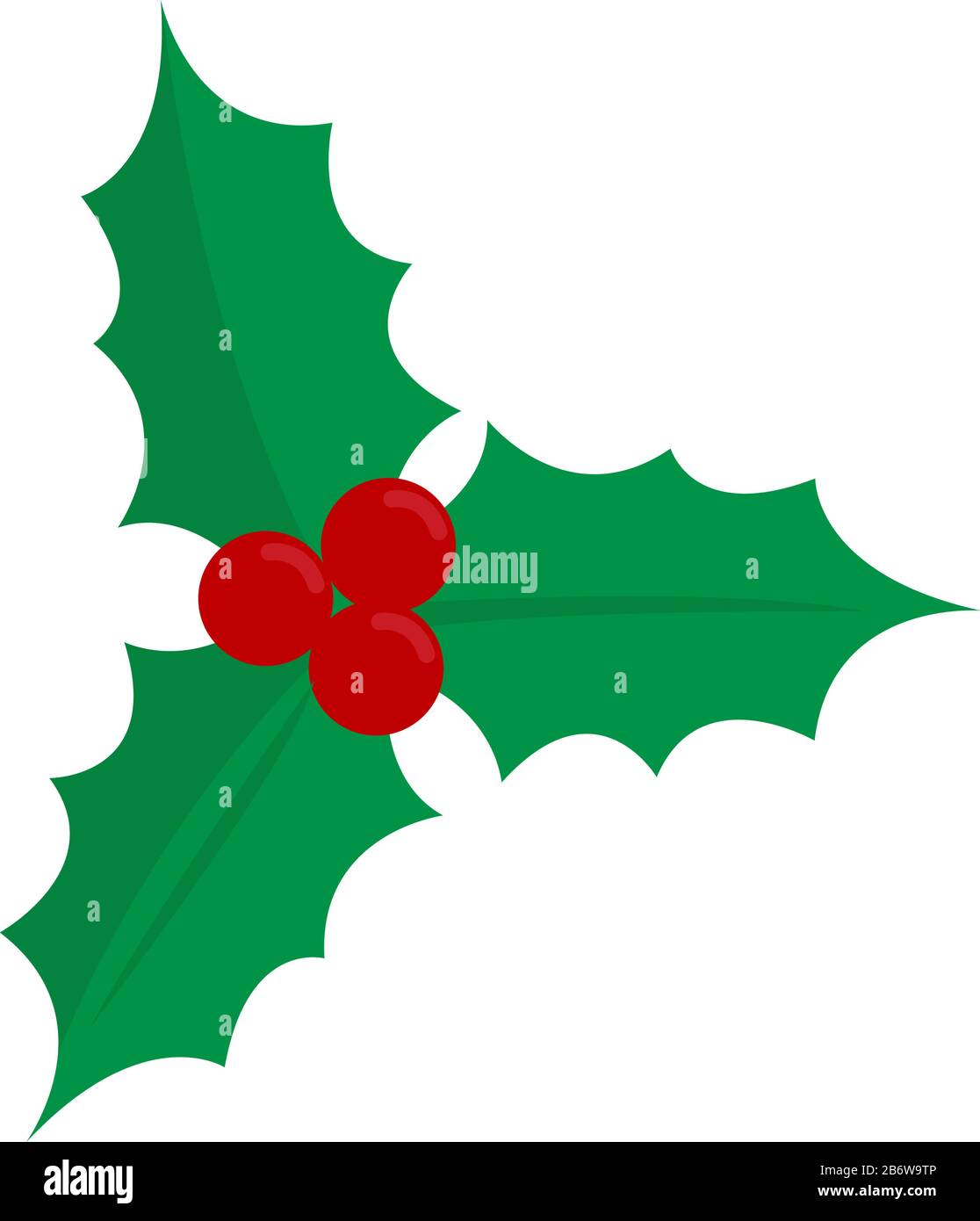 Festive christmas tree branch Cut Out Stock Images & Pictures - Alamy