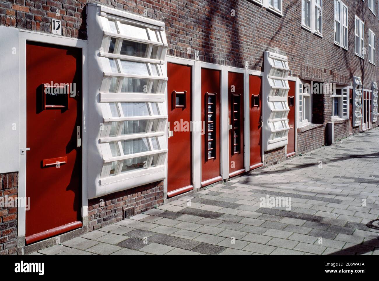 Amsterdam, Holendrechtstraat, 1921 bis 1923 im Zuge der seit 1917 ...