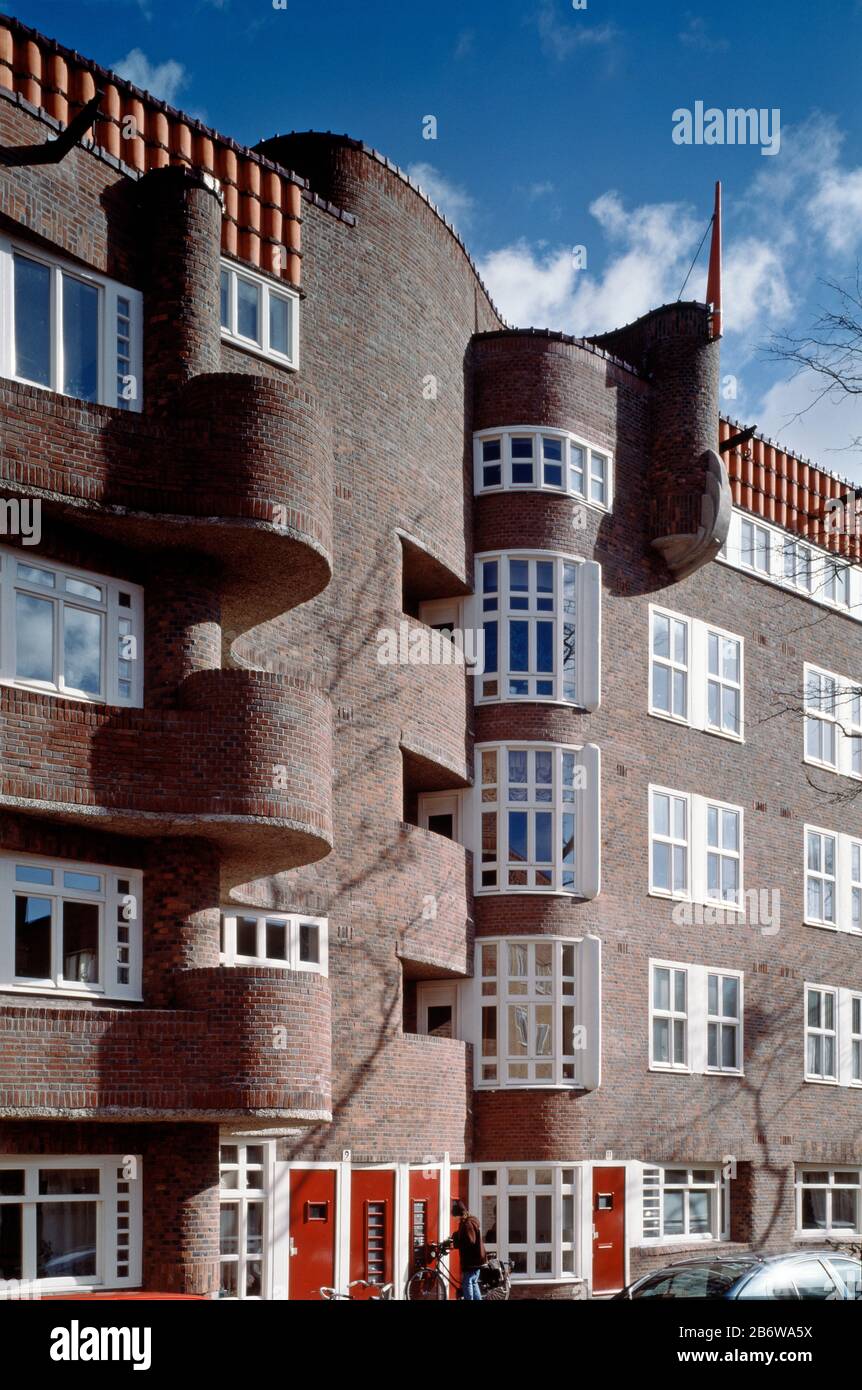 Amsterdam, Holendrechtstraat, 1921 bis 1923 im Zuge der seit 1917 ...