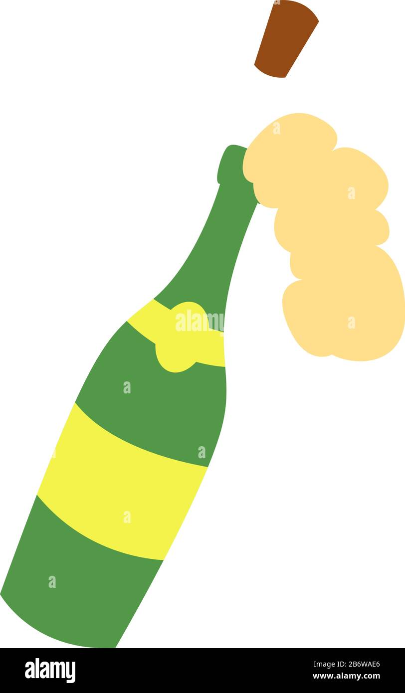 Champagne glass cork on Stock Vector Images - Alamy