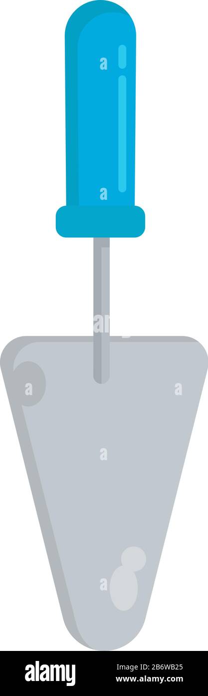 Plant spatula, illustration, vector on white background Stock Vector ...