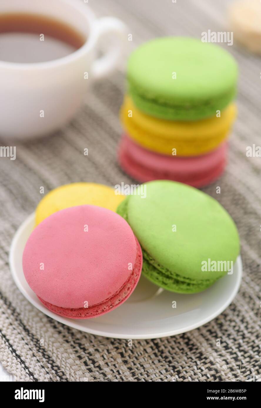 Macarons still life hi-res stock photography and images - Alamy