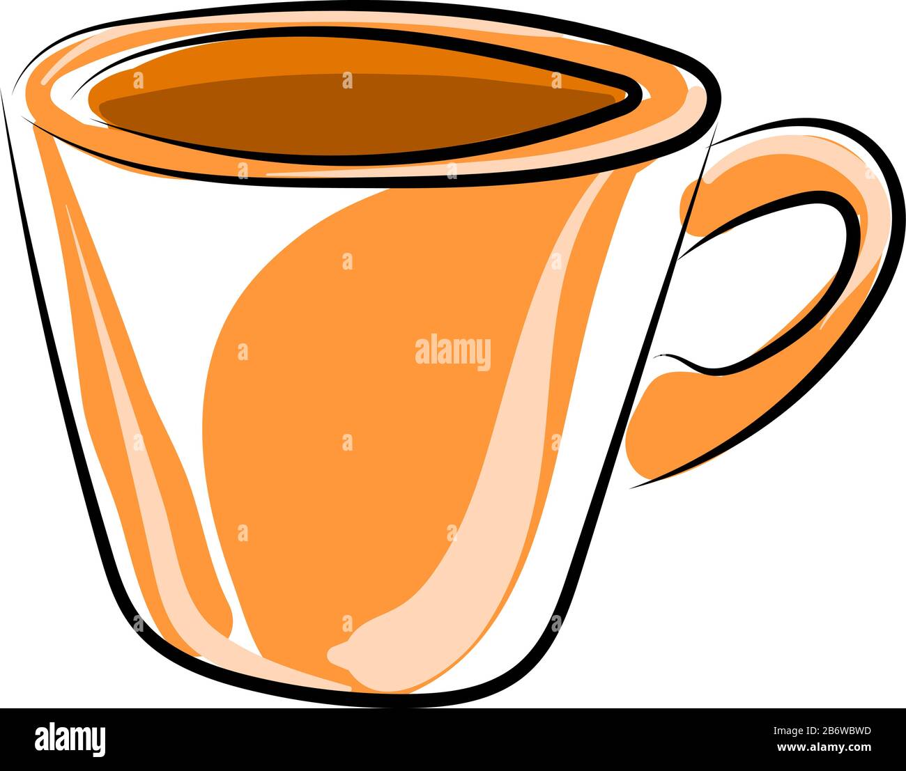 Cup coffee splash on Stock Vector Images - Alamy