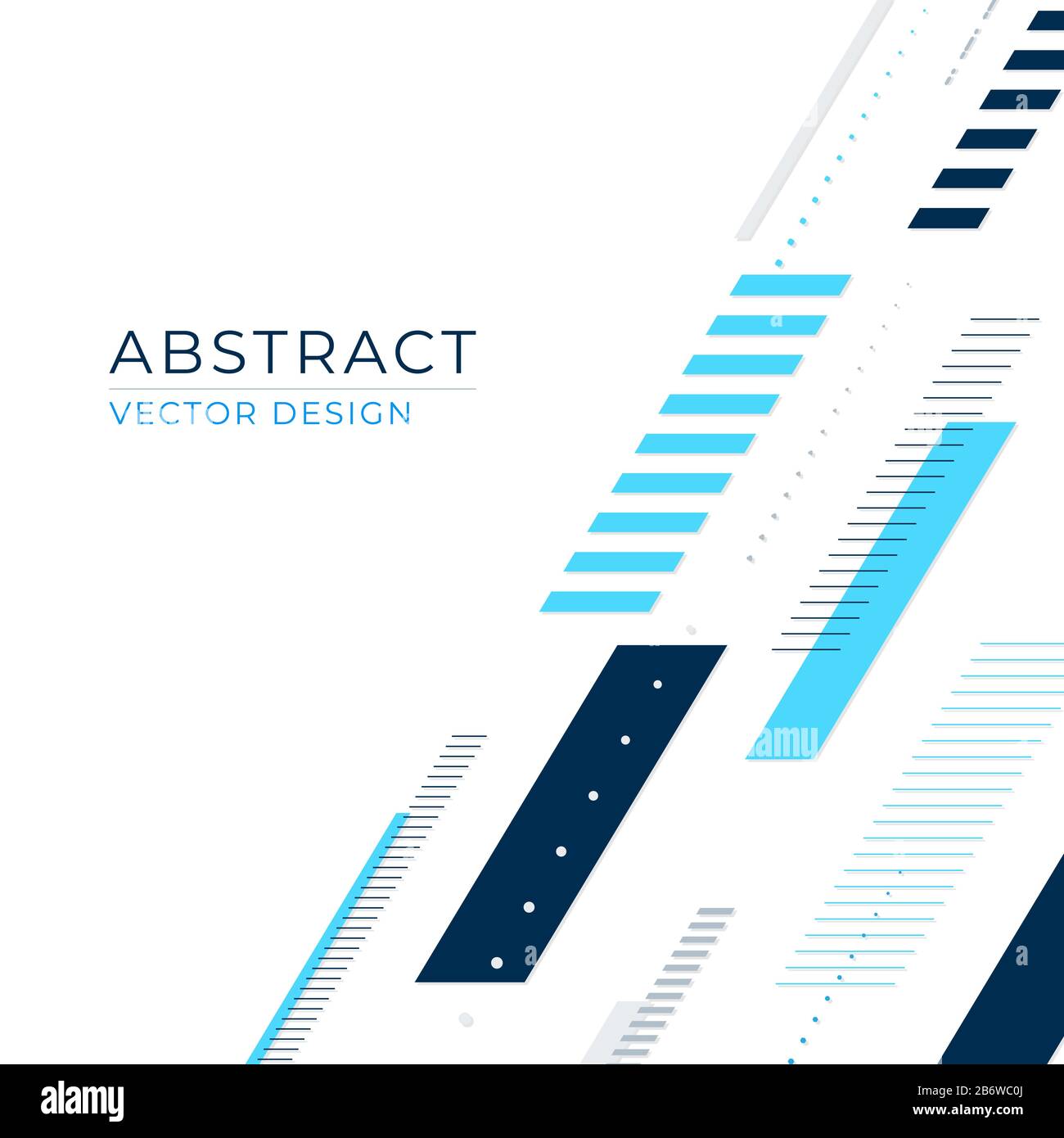 Abstract banner geometric square shape design halftone line style with ...