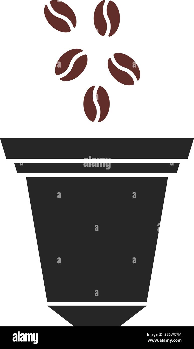 Capsule coffee machine cup Stock Vector Images - Alamy