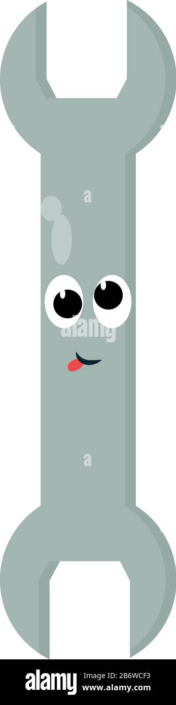 Key tool, illustration, vector on white background Stock Vector Image ...
