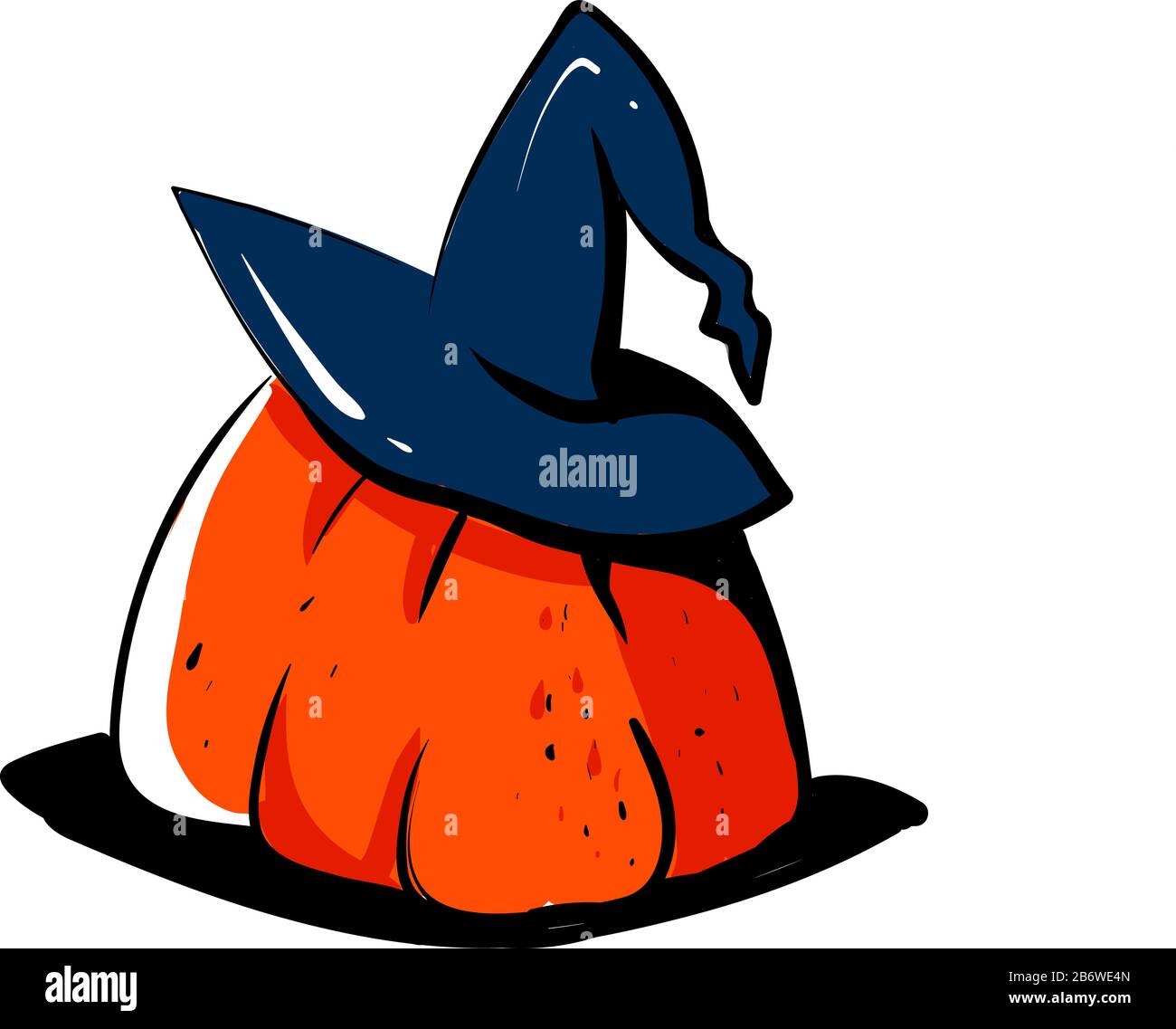 Pumpkin witch hat on hi-res stock photography and images - Alamy