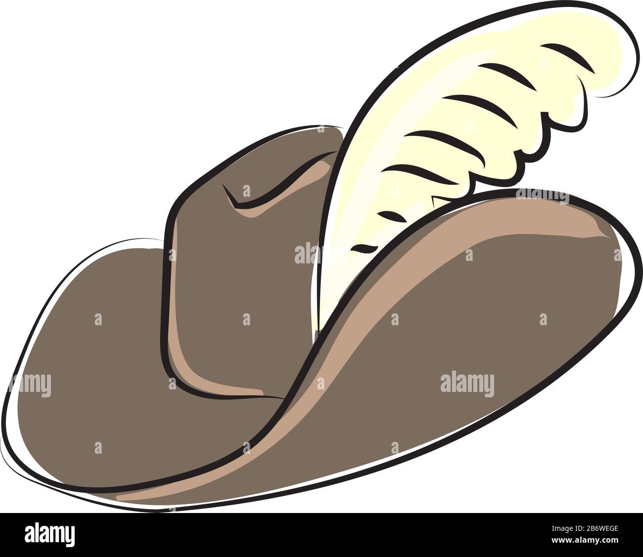 Green felt hat feather hi-res stock photography and images - Alamy