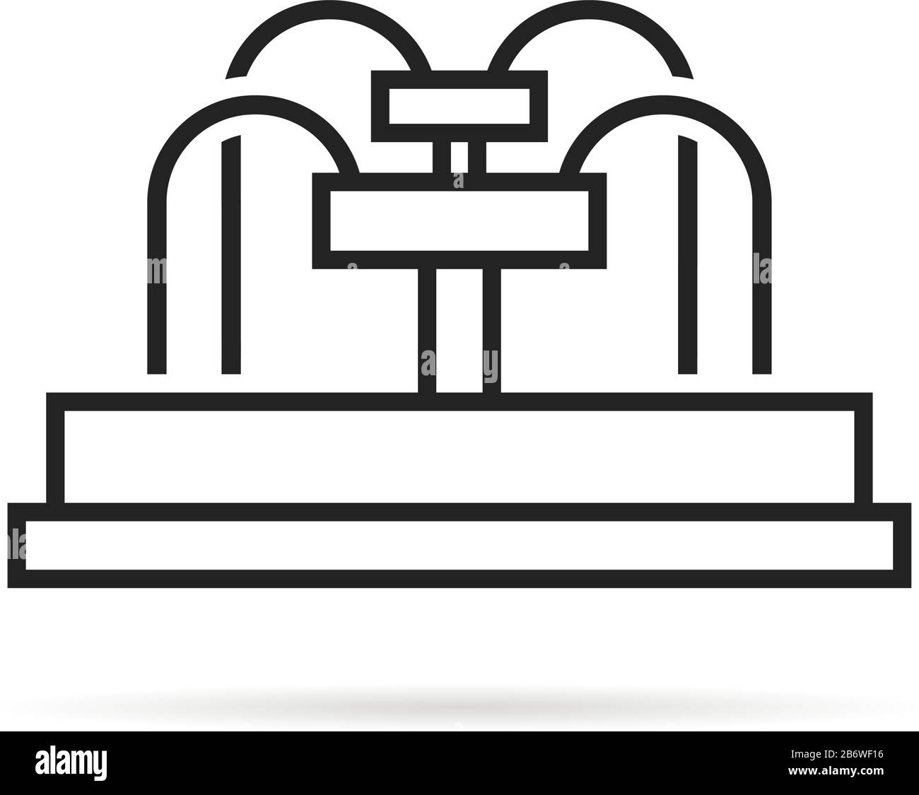 Fountain aqueduct Stock Vector Images - Alamy