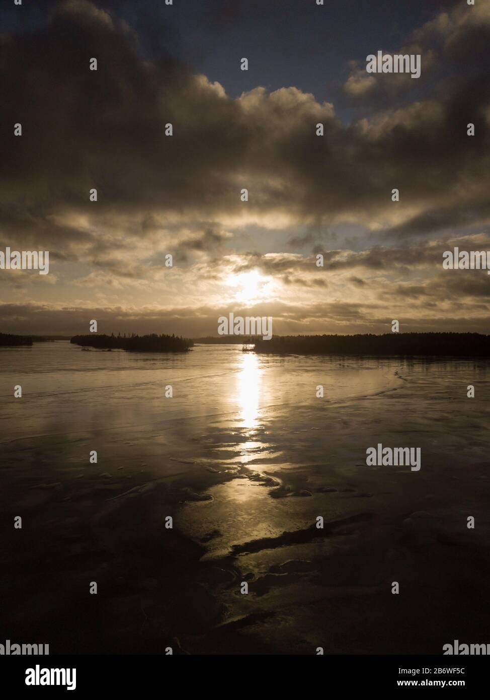 Gloomy clouds and sunset hi-res stock photography and images - Alamy