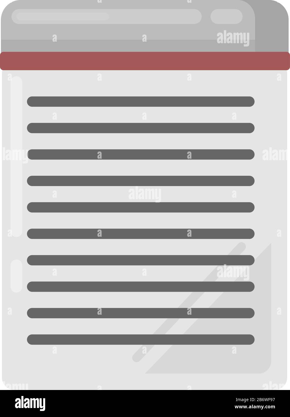 Notebook mockup blank white Cut Out Stock Images & Pictures - Alamy